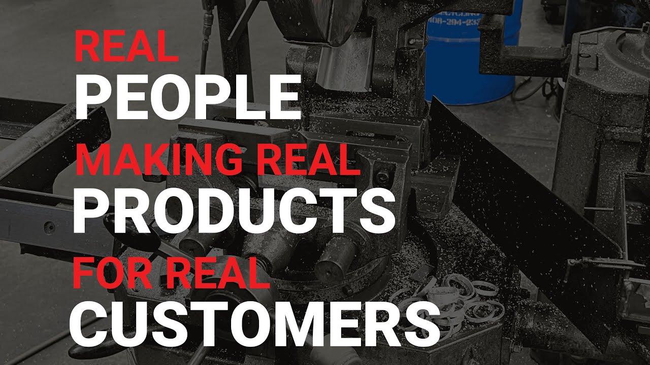 Real People Making Real Products For Real Customers - YouTube