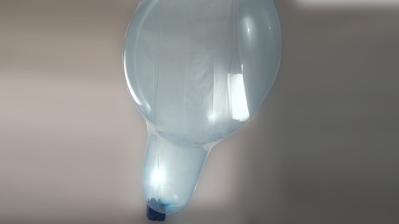 #145 BTP - blue massive long neck balloon blow to pop - YouTube