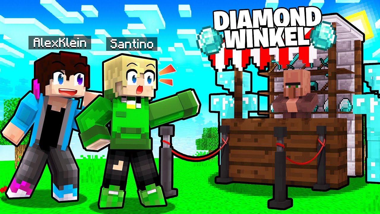Custom Diamond Items Kopen In Minecraft! - YouTube