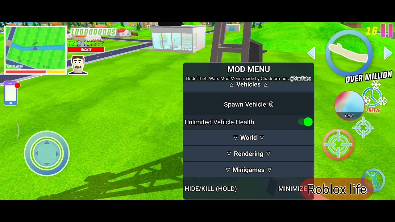 playing dude theft wars with @chadnormous mods - YouTube
