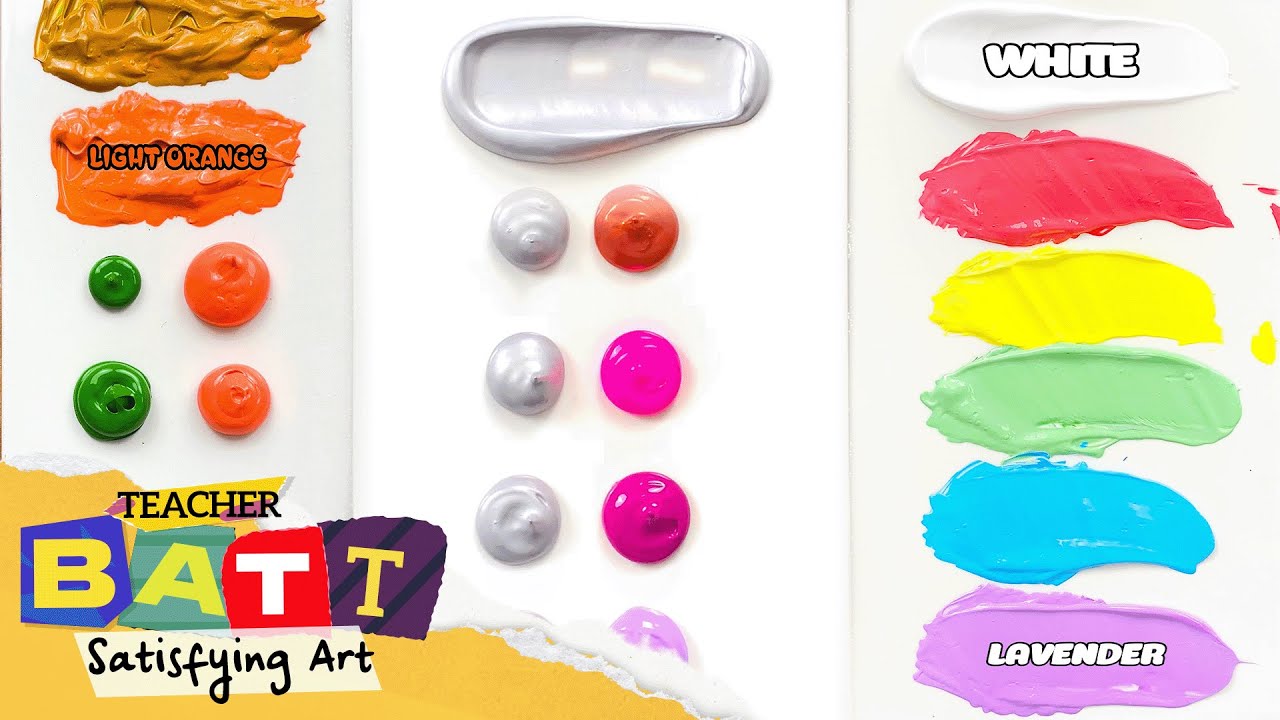 What Happens When Silver Mixes with Other Colors? Oddly Satisfying ...