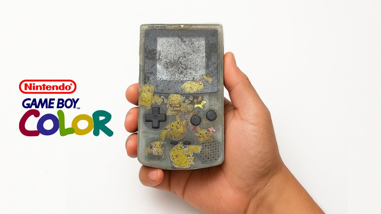 Nintendo Gameboy Color 1998 Restoration Complete - YouTube