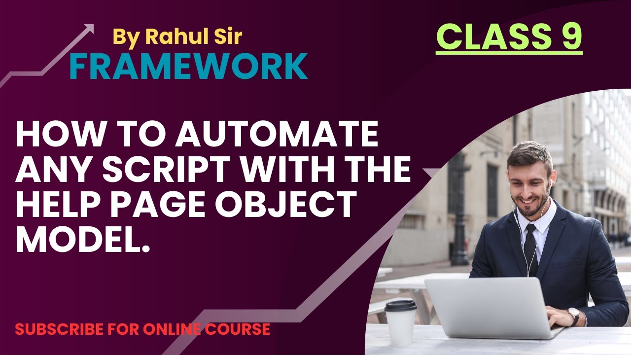 How to Automate Any Script with the help Page Object Model. - YouTube