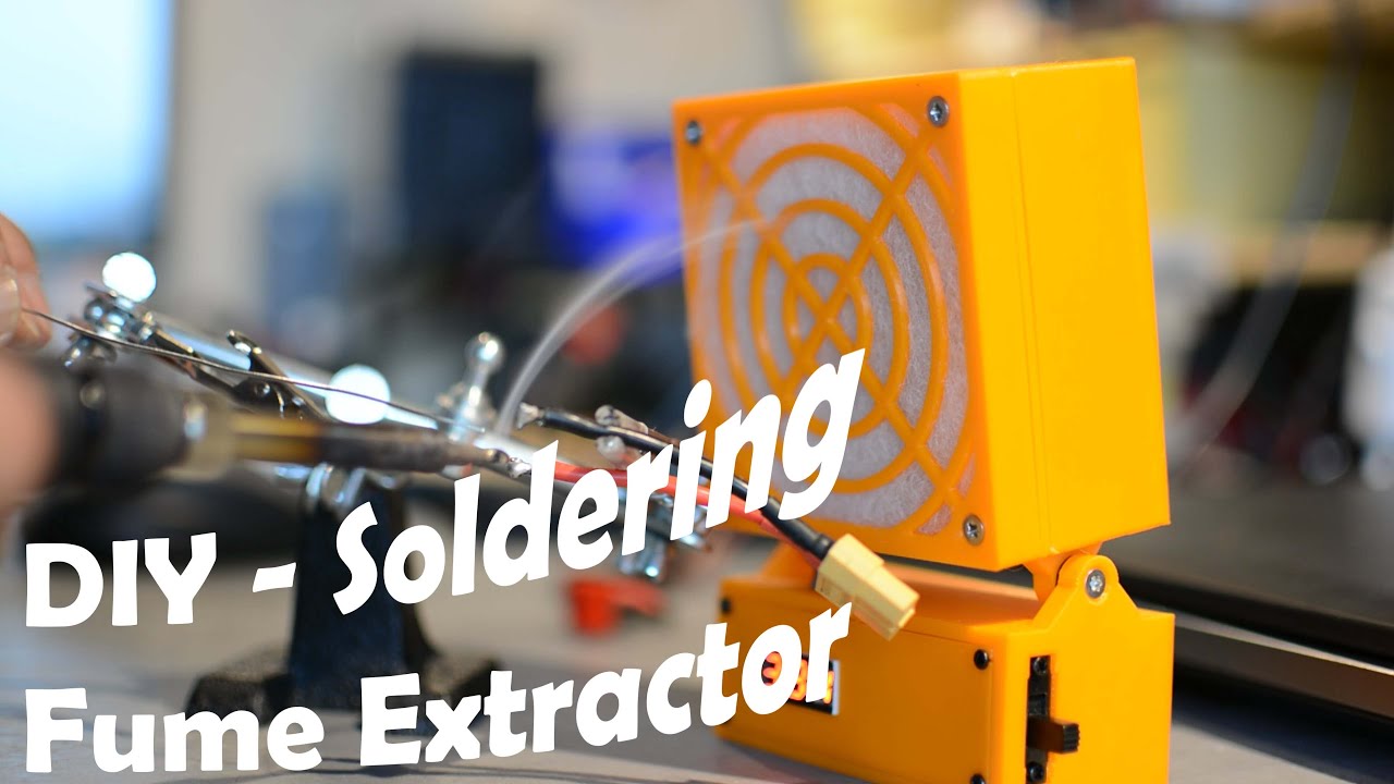 DIY Soldering fume extractor | 3D printing ideas | Design and Build ...