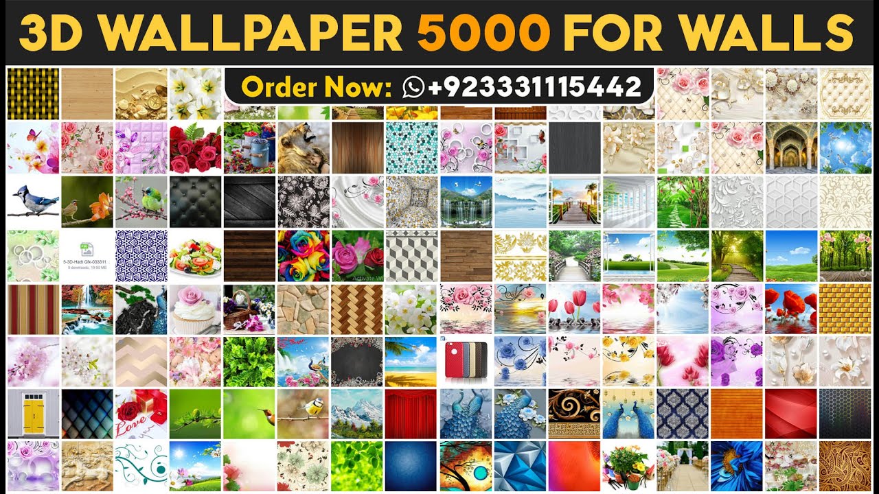 3D Wallpaper 5000 For Walls || 8GB 3D Wallpapers || Beautyfull 3D ...