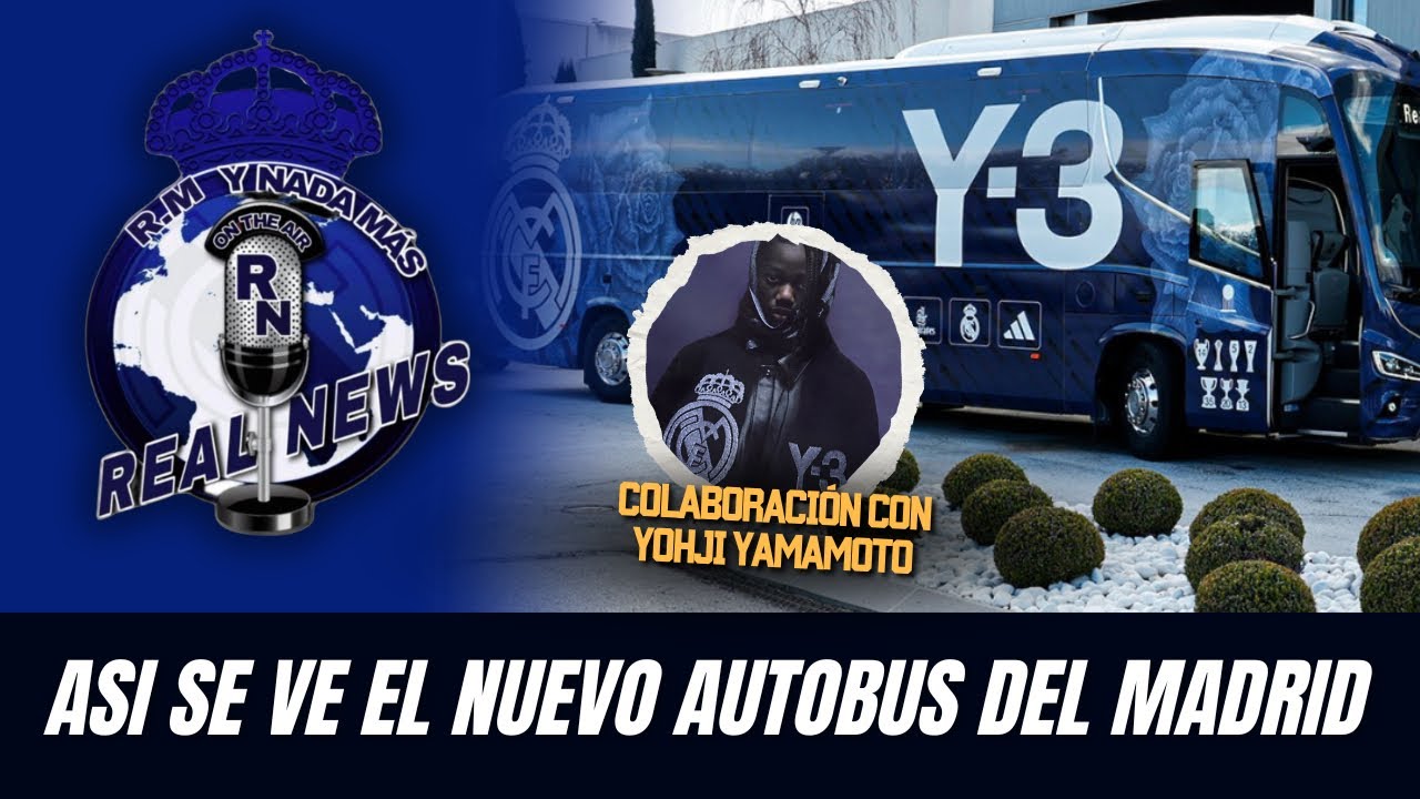 ASÍ ES EL NUEVO LOOK DEL AUTOBÚS DEL REAL MADRID #realmadrid # ...