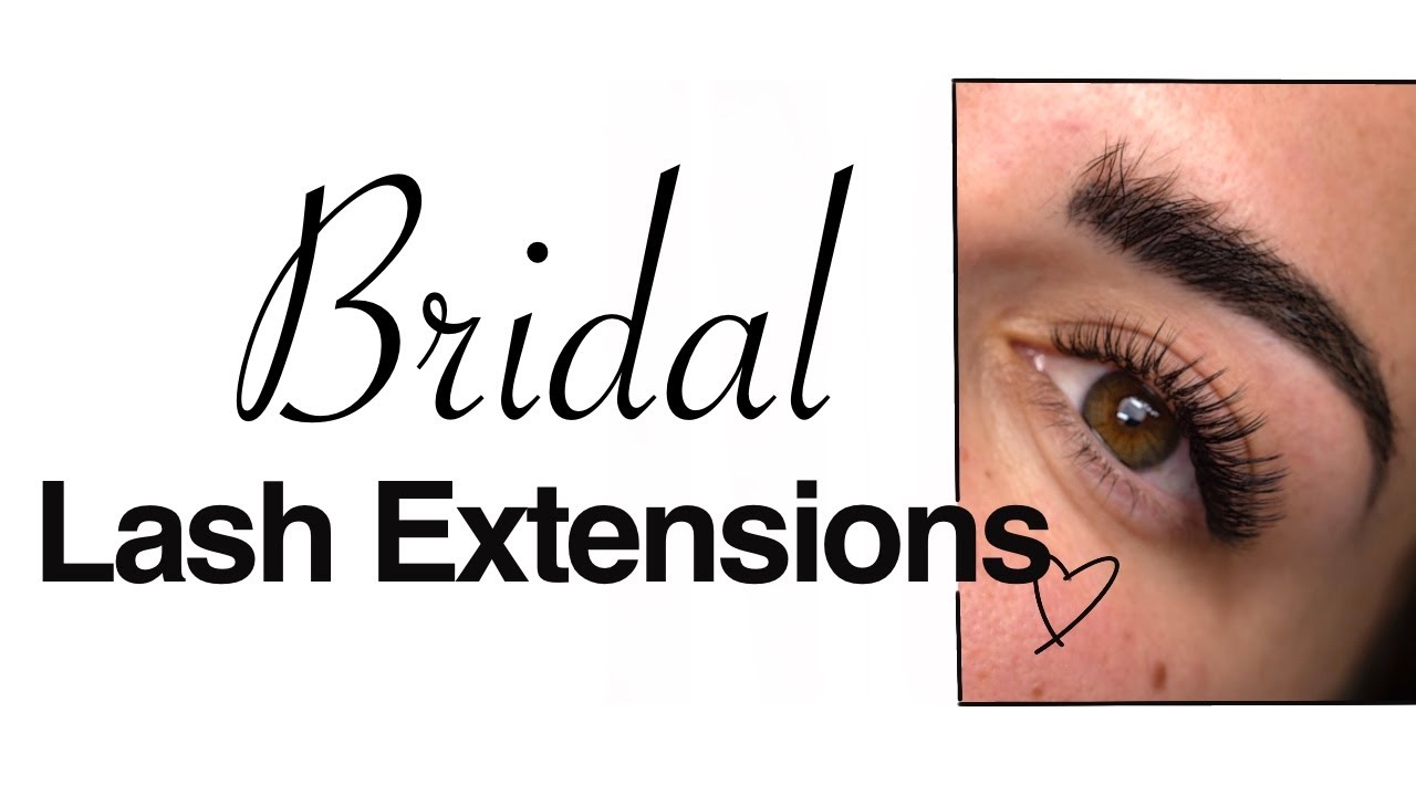 Bridal Lash Extensions | Wedding Lashes Tutorial - YouTube