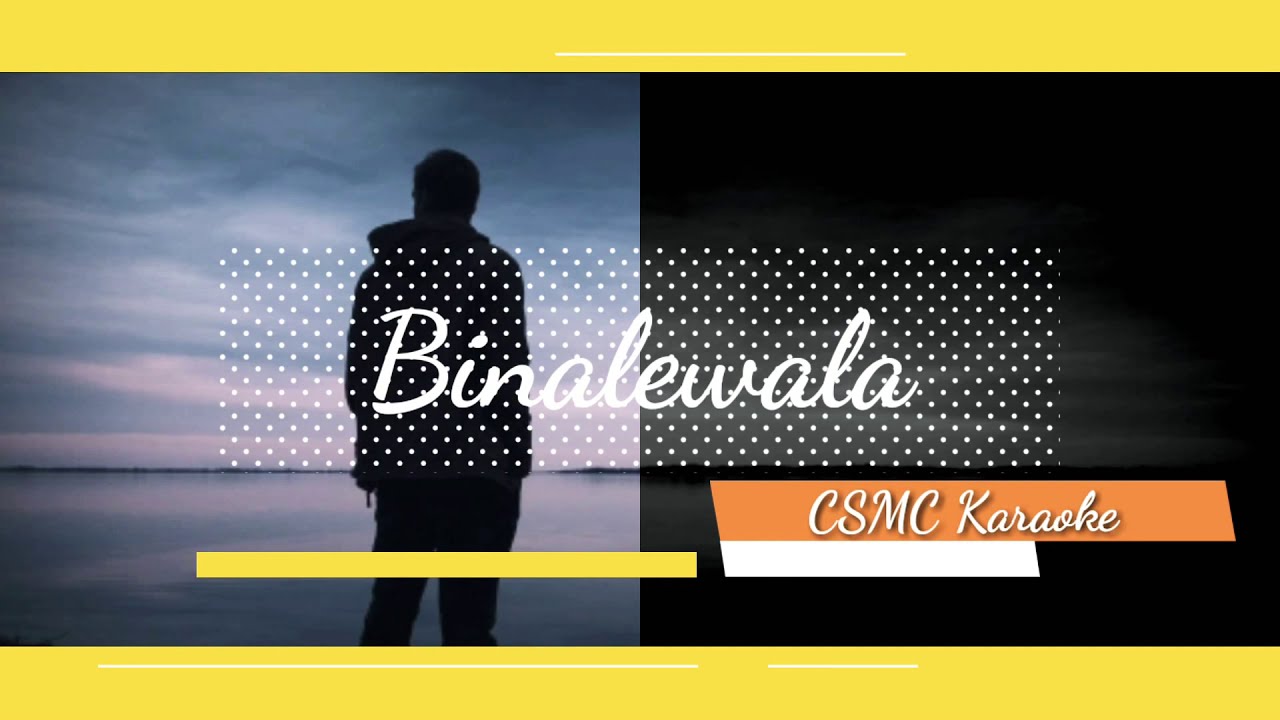 Binalewala acoustic with lyrics / XBKaraoke - YouTube