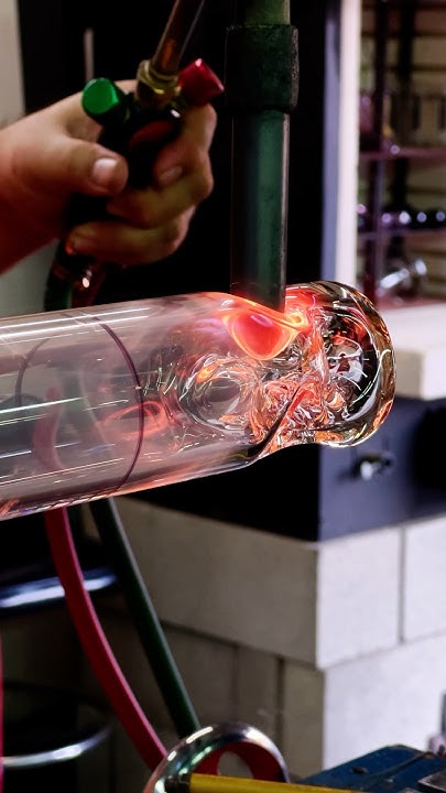 Glassblowing Easierharder Than You Thought Shorts Glassblowing Glassart Learnwithshorts