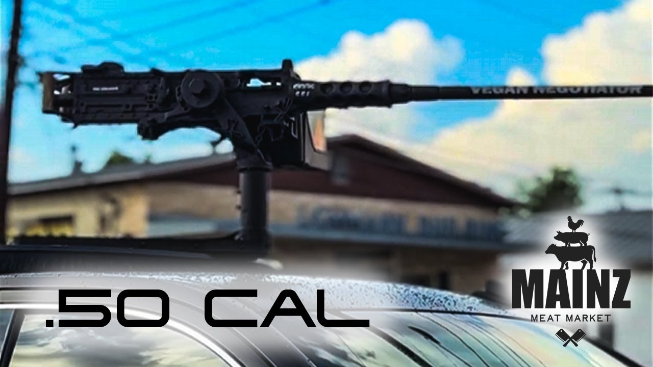 Restoring a .50 Cal "Ma Deuce" for Mainz Meat Market - YouTube