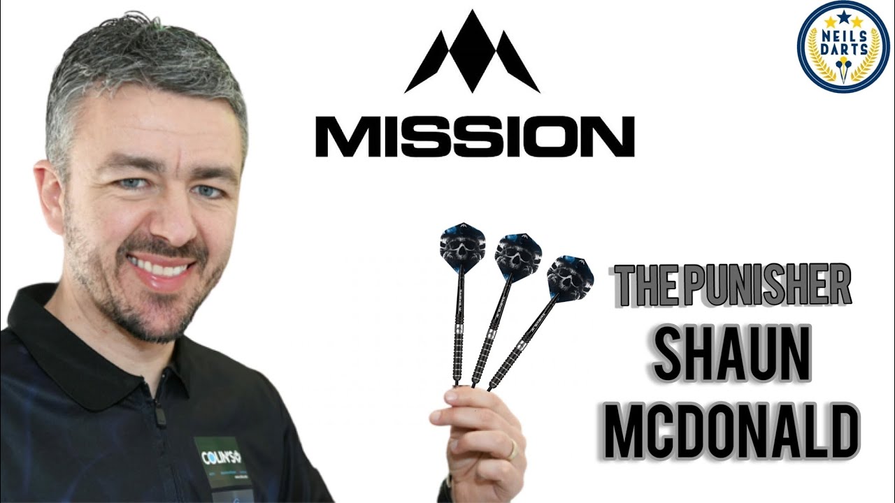 Mission Darts Mission Shaun McDonald Darts - Steel Tip - 95% - Black ...