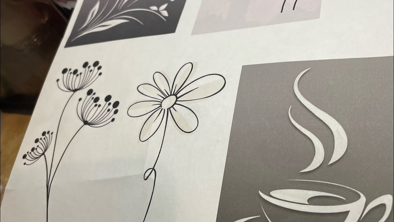 Experiment drawing with carbon paper - YouTube