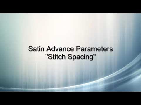 How To Use Stitch Spacing In Stitchmax. (0234) - YouTube