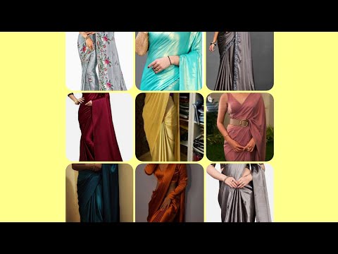 pure💖 satin💖 silk saree collection  satin 💖  प्‍योर साटन सिल्‍क साड़ी के कलेक्‍शन