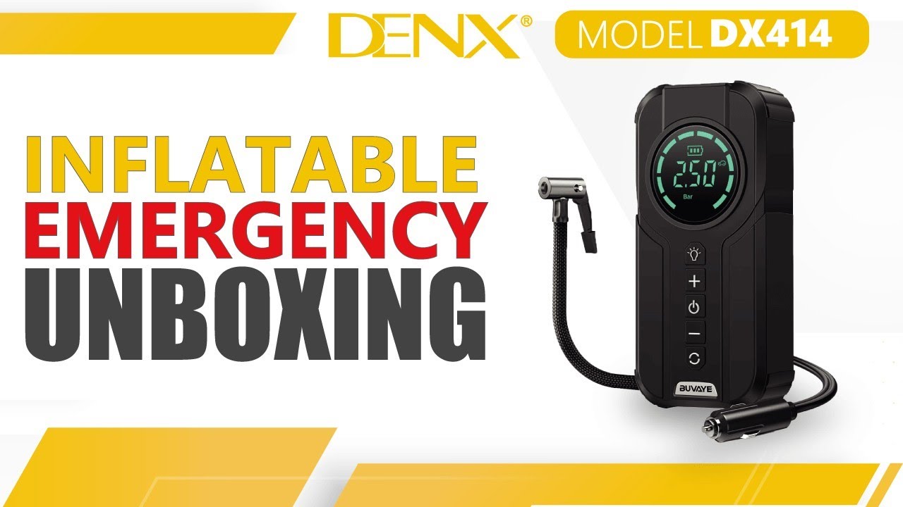 DENX | Inflatable emergency all-in-one machine (DX414) - YouTube