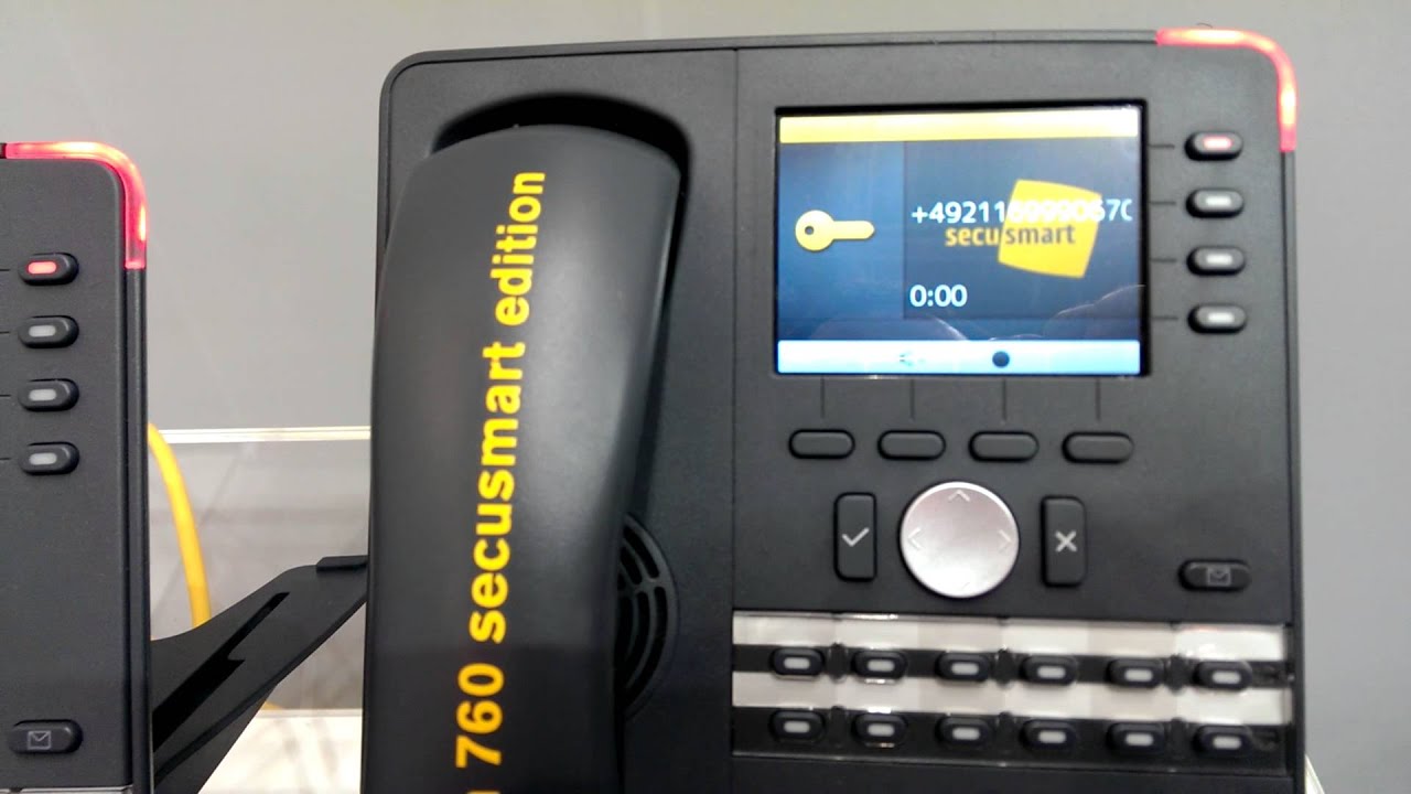 snom 760 Preview Secusmart edition - YouTube