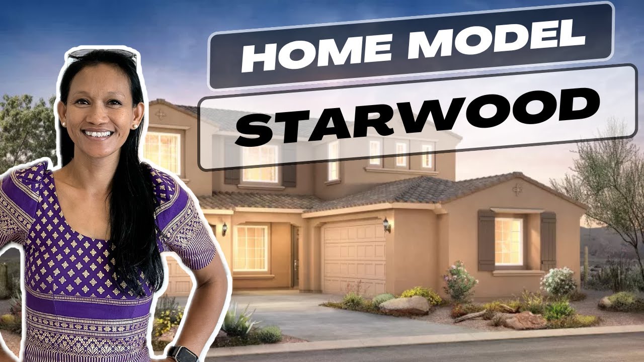 Starwood Model Home Tour in Peoria AZ | Family Living Near TSMC! - YouTube