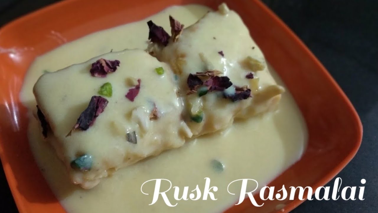 Sweet|Rusk Rasmalai|रस्क रसमलाई| D' Tasty Meal - YouTube