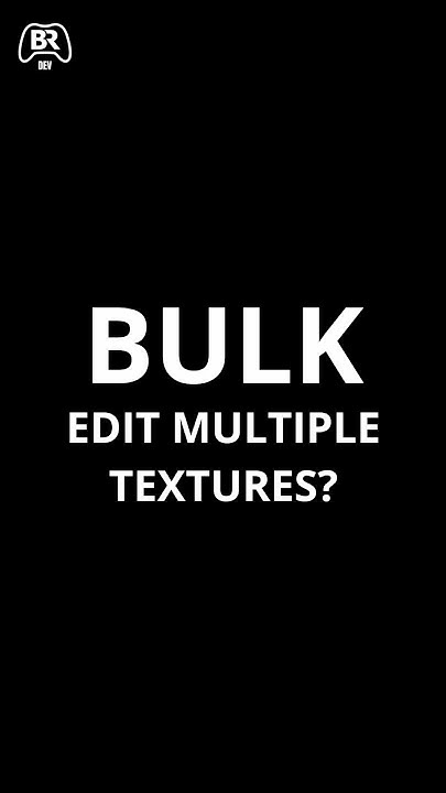 Resize Textures inside UE - YouTube