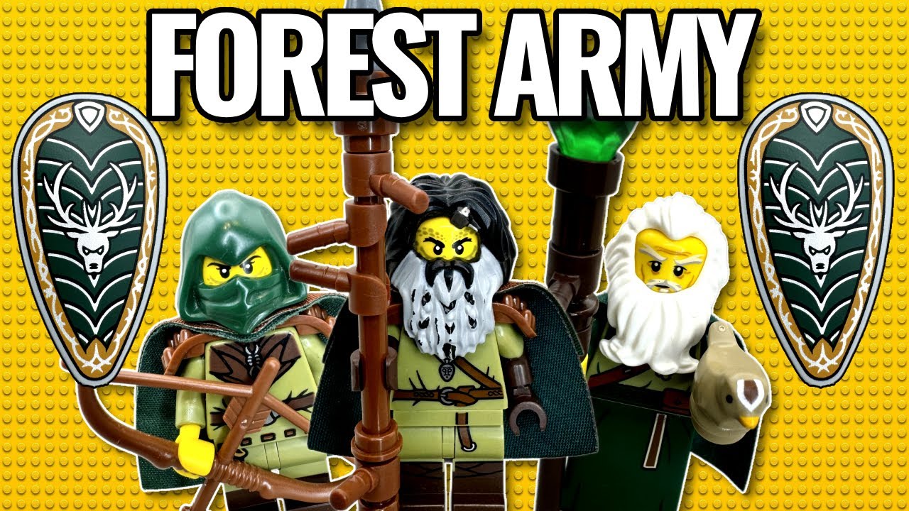 I Built an Army From The LEGO D&D Forest Druid - LEGO Castle - YouTube