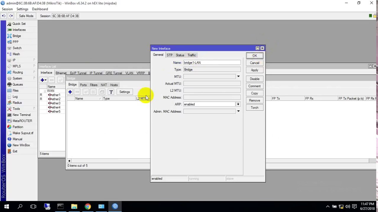 Mikrotik Basic Config | Bridge | NAT | LAN | WAN | DHCP - YouTube