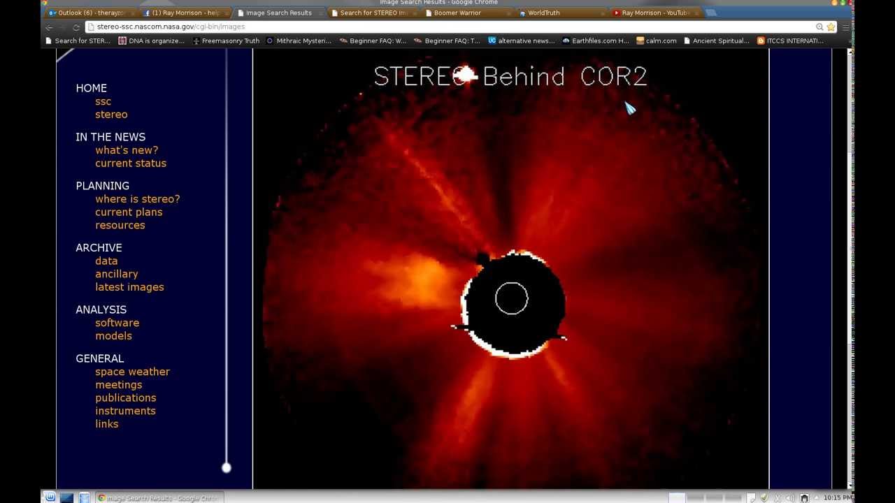 NASA Stereo Behind COR2 Satellite is catching images of a Planet that ...