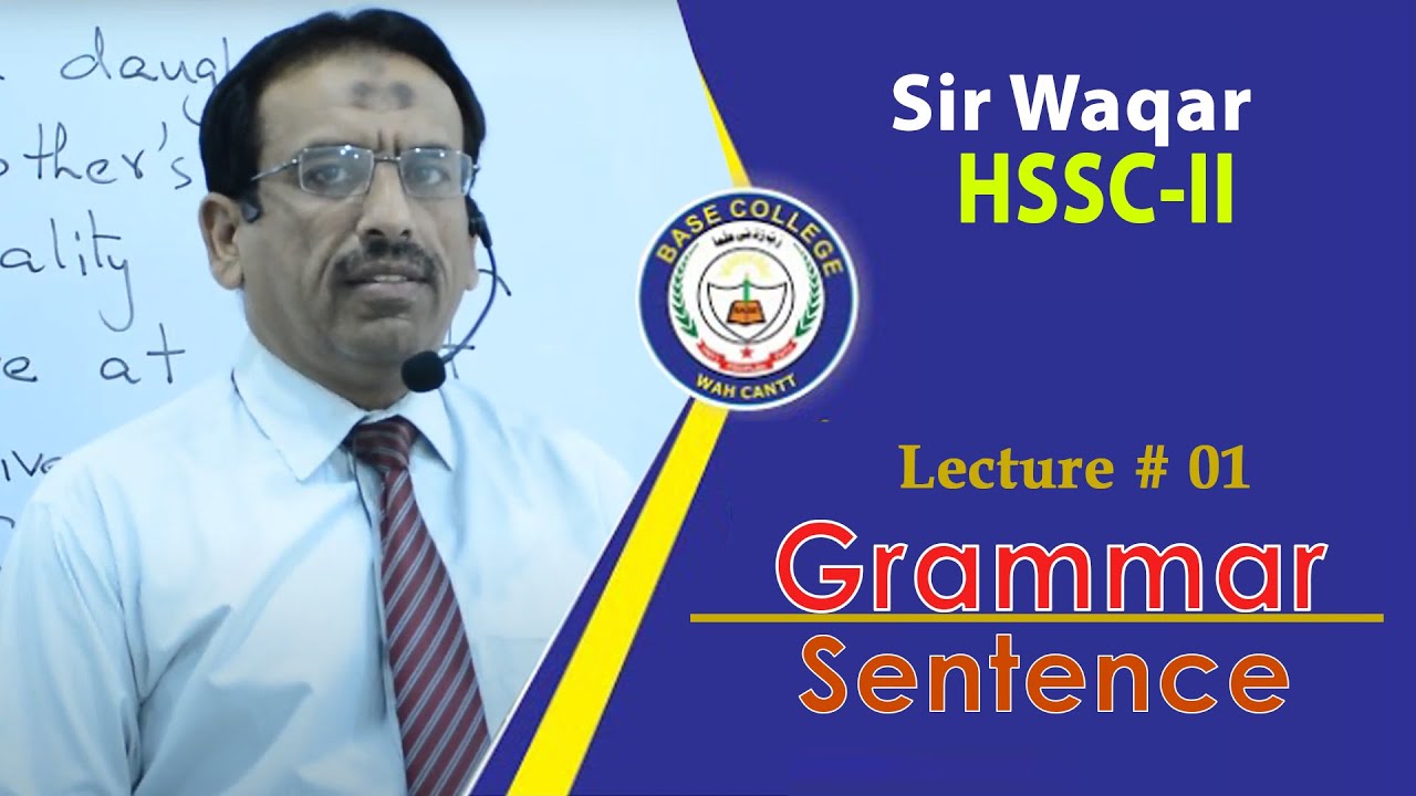 English - 2nd Year - Grammar (Sentence) - Lec 01 - YouTube