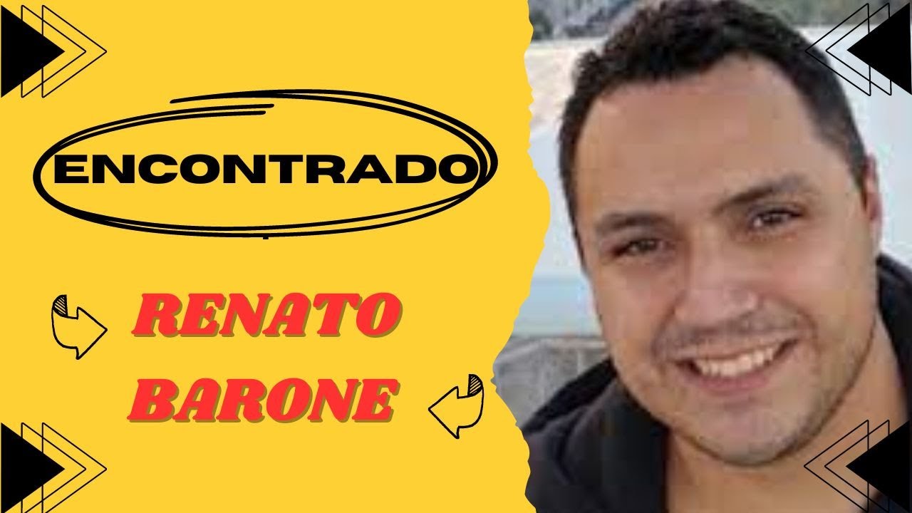 RENATO BARONE FOI ENCONTRADO #record - YouTube