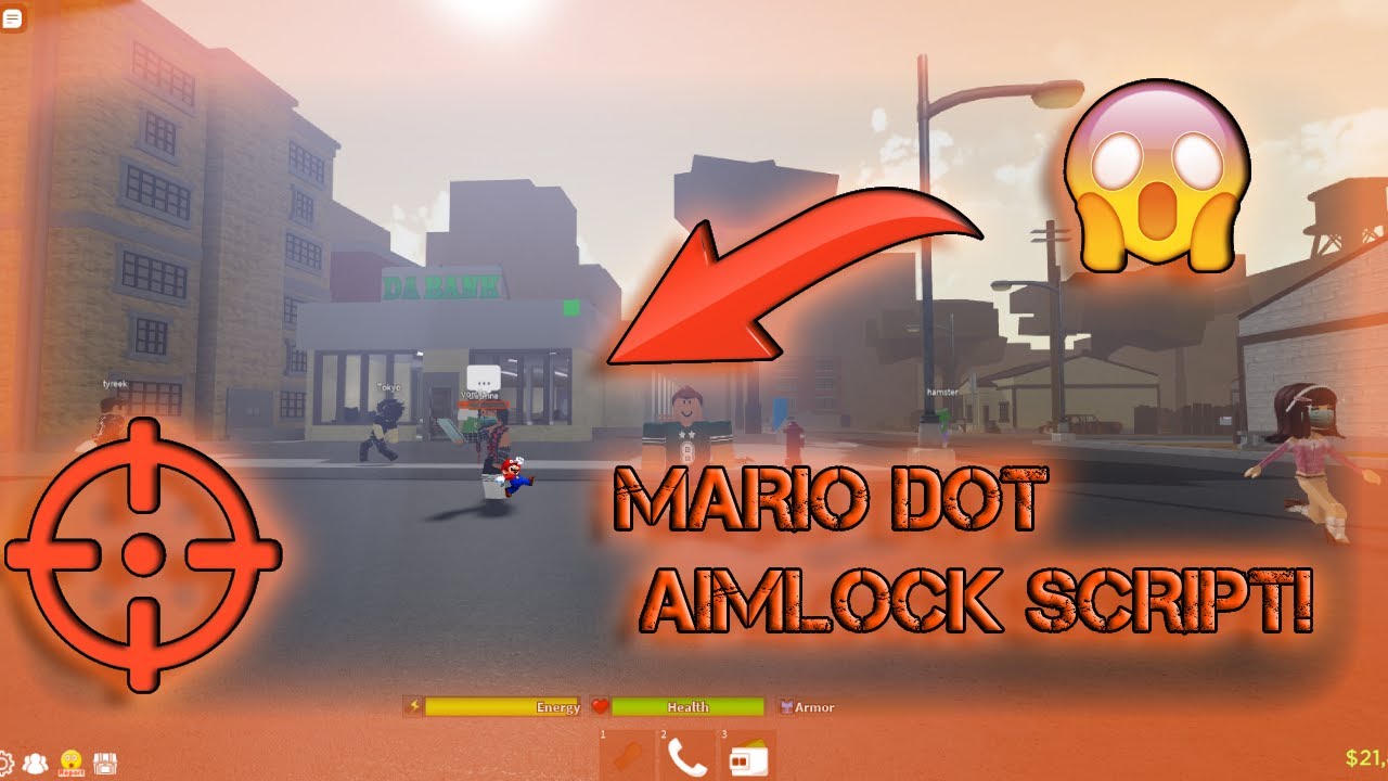 DA HOOD MARIO DOT AIMLOCK SCRIPT! 🔥 (PASTEBIN!) - YouTube