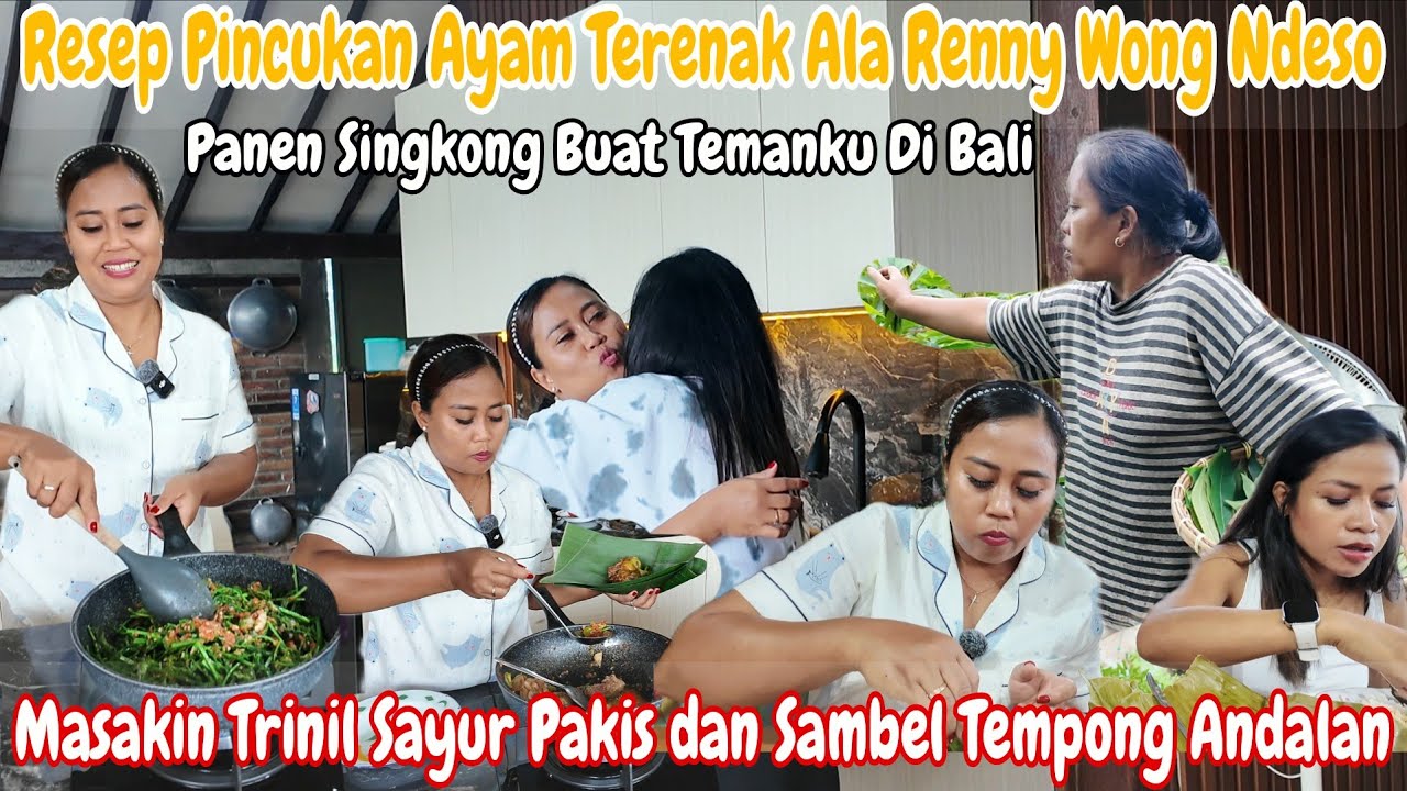 MASAK PINCUKAN AYAM,SAYUR PAKIS,SAMBEL TEMPONG‼️BANYUWANGI DI GUYUR ...