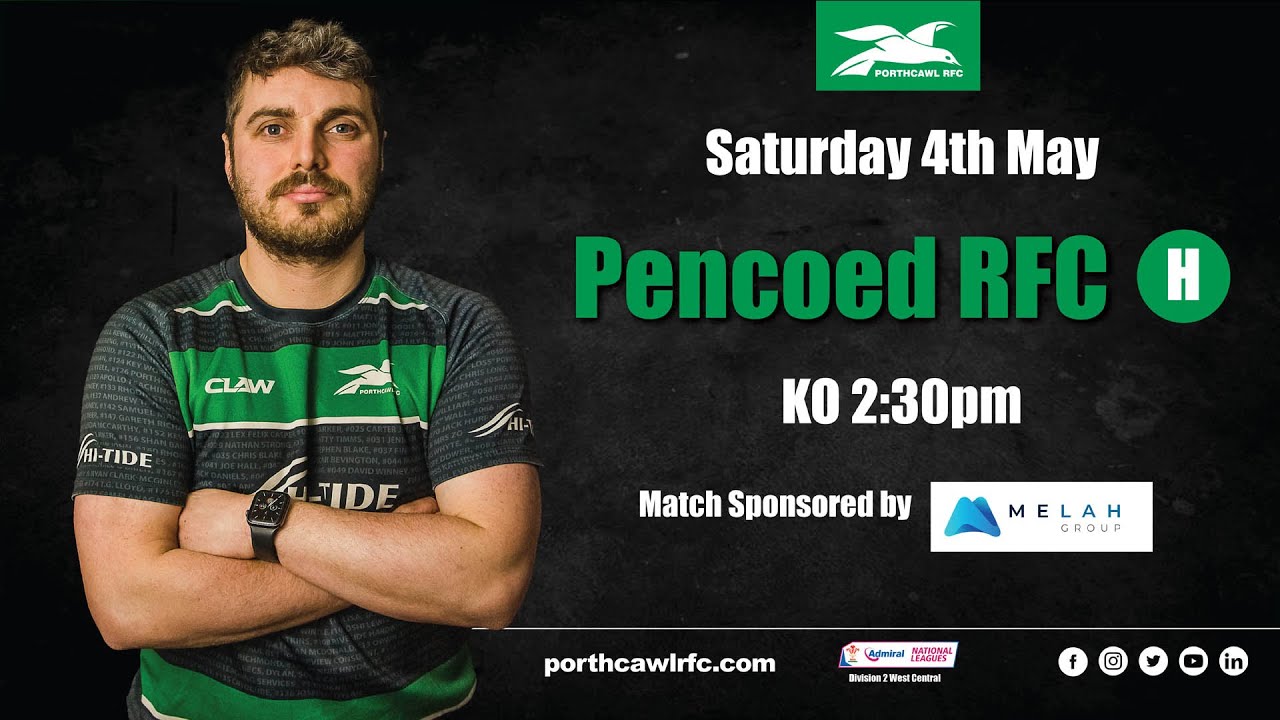 Porthcawl RFC 1XV v Pencoed RFC 1XV - YouTube