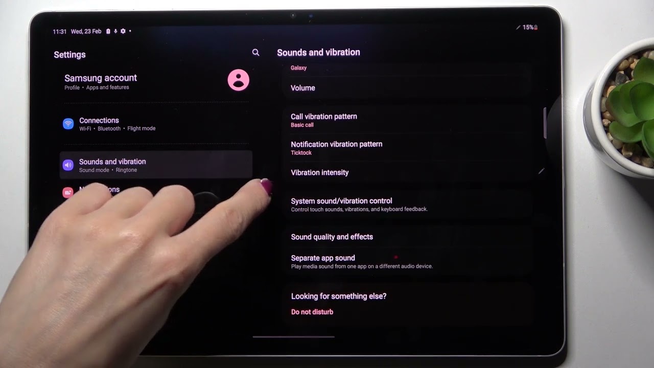 How to Manage Keypad Sounds on SAMSUNG Galaxy Tab S8+ - Dialing Tones ...