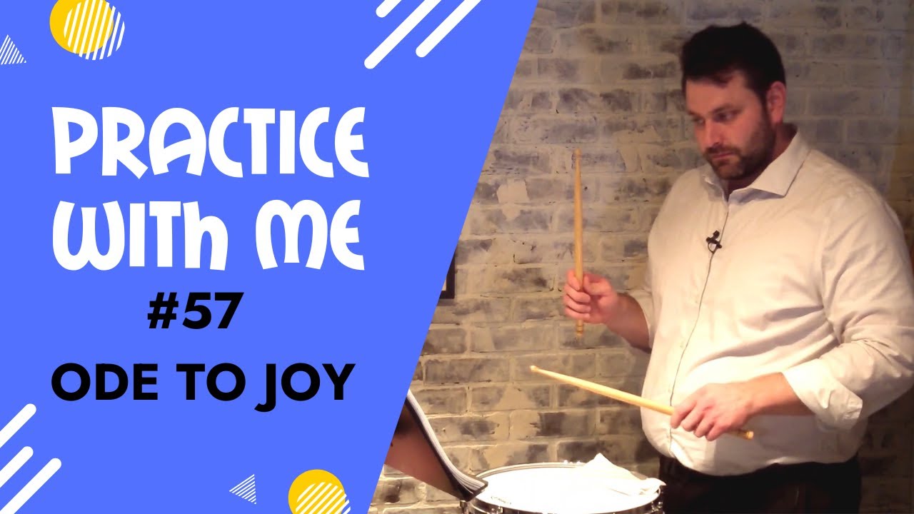 #57 Ode To Joy Essential Elements For Snare Drum - YouTube