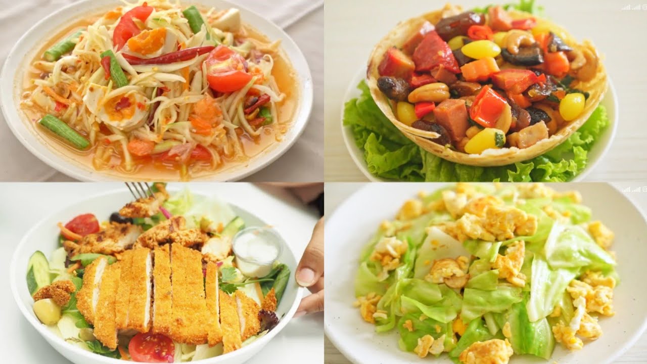 Delicious and Fresh salad Vegetables Recipe | Vegetable recipe dish ...