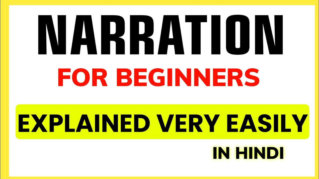 Narration In English Grammar l Narration Very Easy Explained l Direct ...