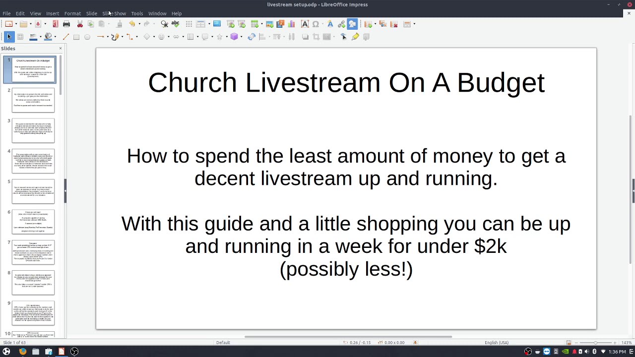 church livestream setup UPDATED! - YouTube