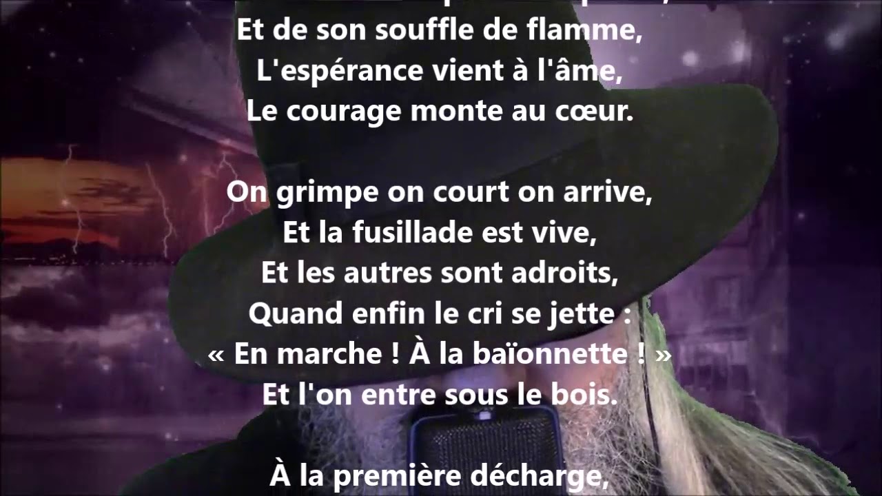 Le clairon - Paul Déroulède lu par Yvon Jean - YouTube