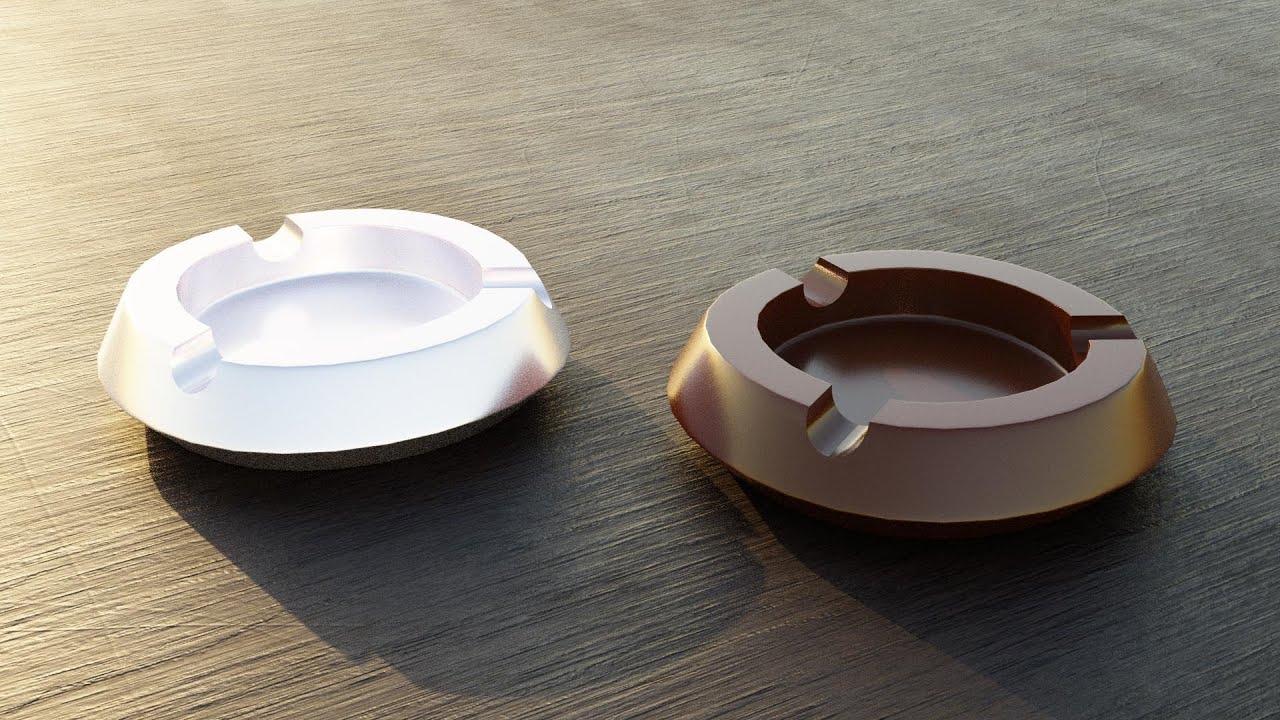 Ashtray Blender Tutorial - YouTube