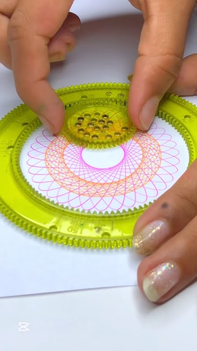 Creating Spirograph Art in Seconds! Satisfying to Watch!🎨🌈#ArtTime #Spirograph #shorts - YouTube