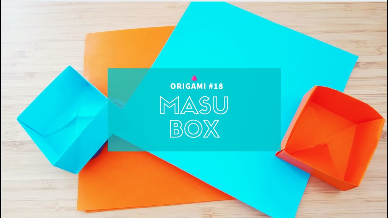 ORIGAMI By Une – Origmi Masu Box / Boite origami Masu 🎎 - YouTube
