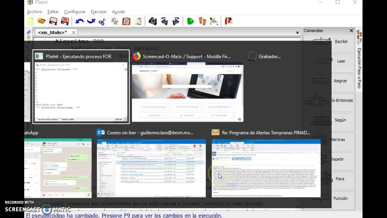 Utilizar instrucción PARA o FOR en PSeInt - YouTube