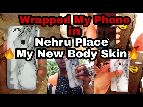 NEHRU PLACE || ONLY 50₹ || WRAPPED MY PHONE || NEW SKIN || theakashpandit