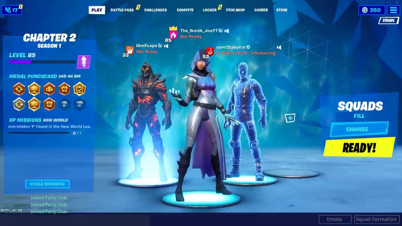 Morning squad fortnite games - YouTube