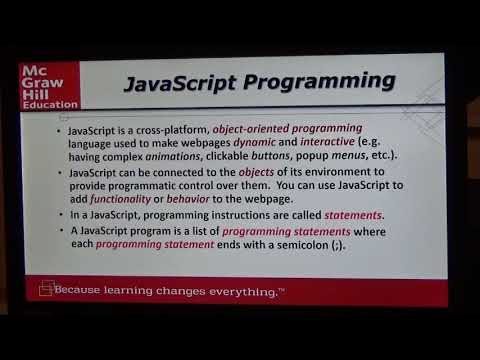 JavaScript Overview from JavaScript Lecture Slides - YouTube