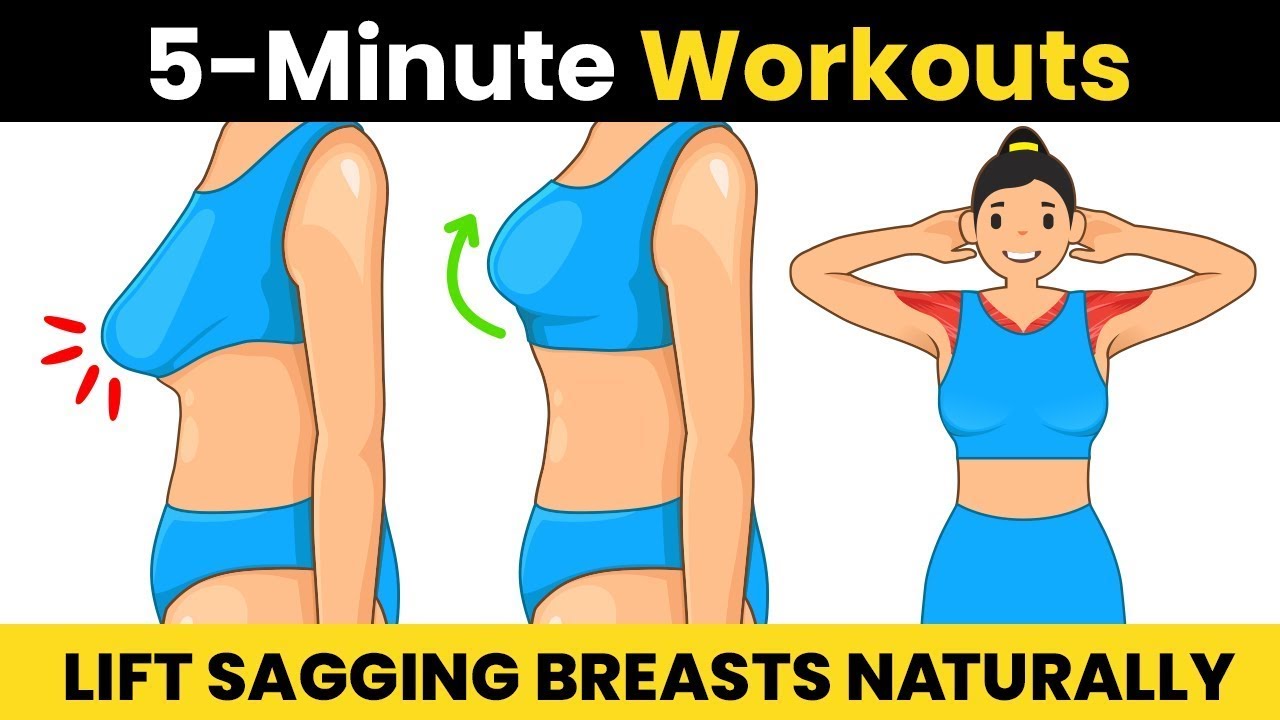 How To Lift Sagging Breasts Naturally In 1 Week Standing Abs Workout