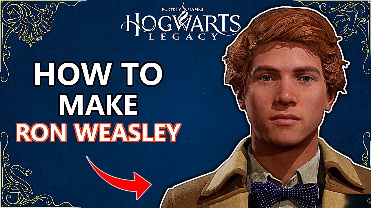 How to make Ron Weasley In Hogwarts Legacy! - YouTube