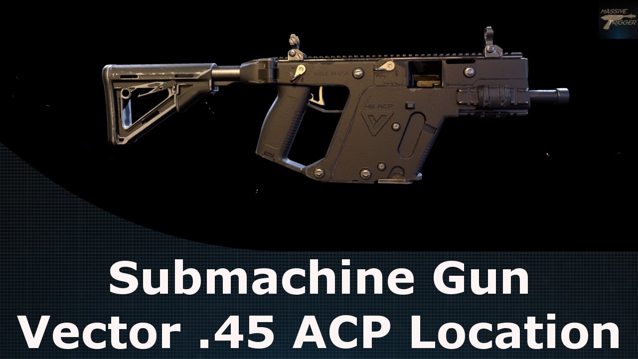 Tom Clancy's Ghost Recon Wildlands Submachine Gun Vector .45 ACP ...