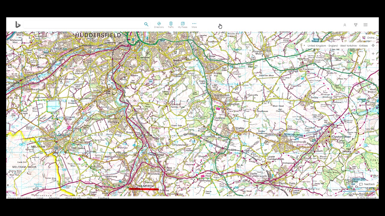Holmbridge river 4K (wander) 27 May 20 (maps) - YouTube
