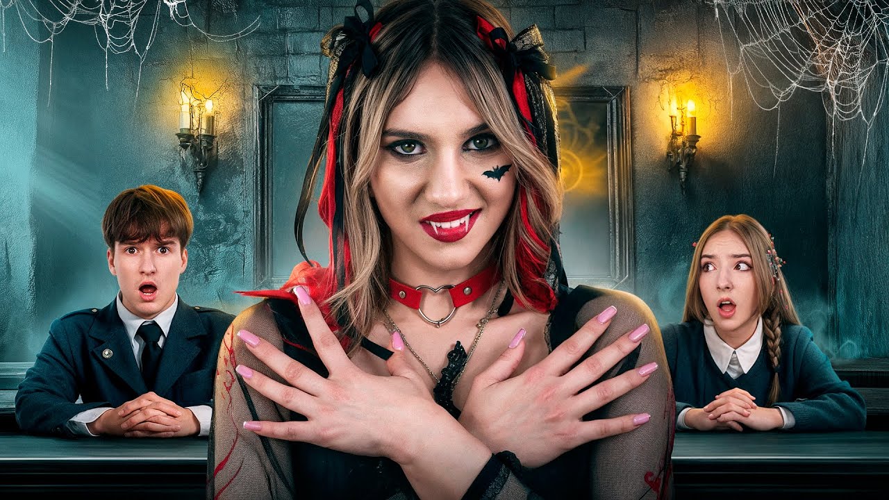 Nerd Became a Vampire || Our New Teacher is a Vampire - YouTube