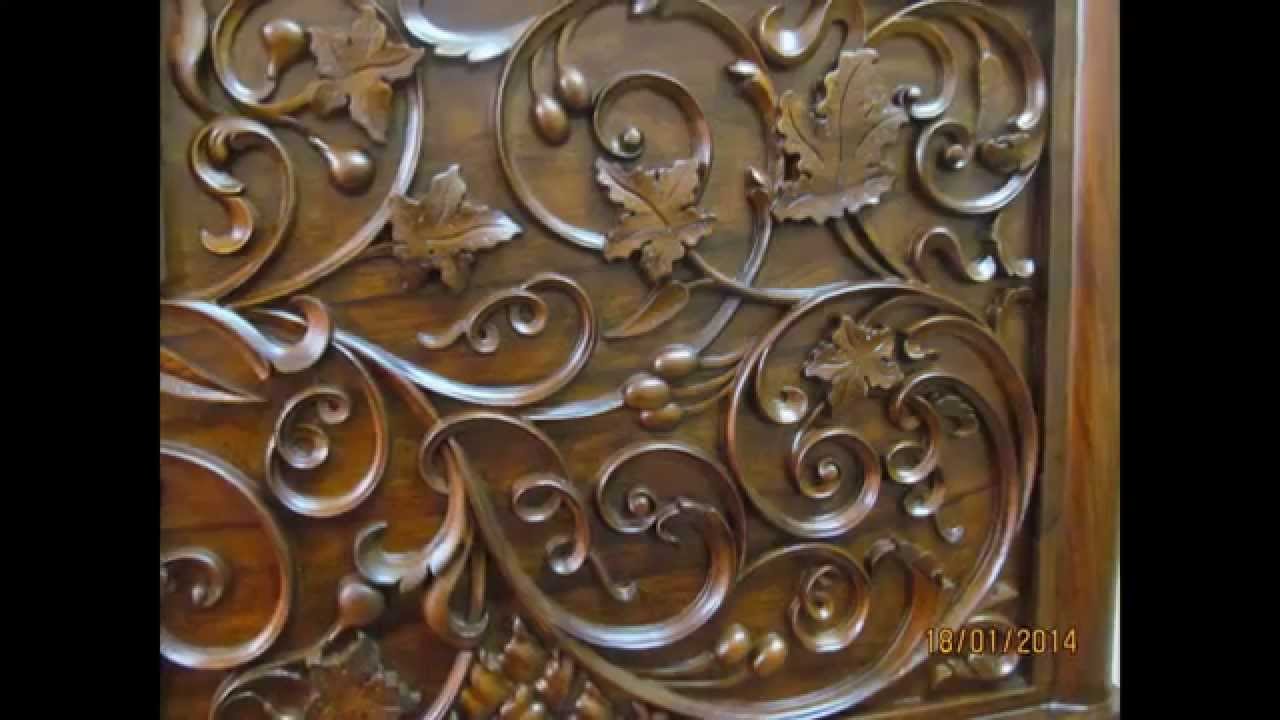 CALLIGRAPHY IN WOOD CARVING - YouTube
